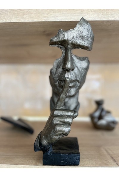 Dekoratif Obje Mask | Bilmiyorum - Bronz