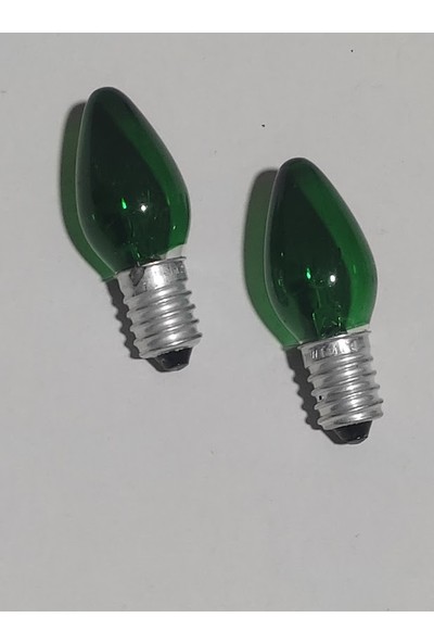 Gördur (2 Adet) Yeşil Renkli E14 Mum Ampül Tuz Lambası ve Gece Lambası Ampulü Yeşil (2 Adet) Gördur (2 Adet) Yeşil Renkli E14 Mum Ampül Tuz Lambası ve Gece Lambası Ampulü Yeşil (2 Adet)