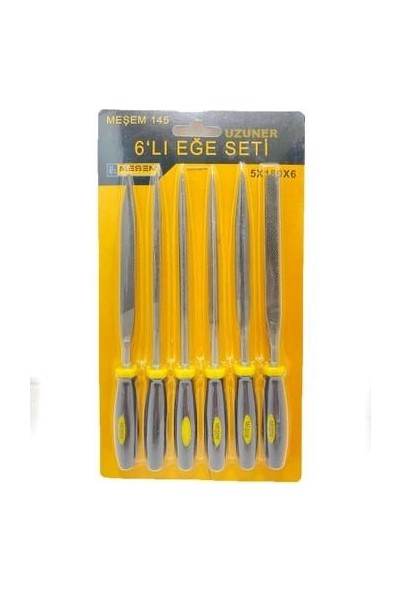 Meşem 145 Eğe Seti 6 Parça