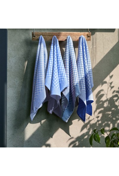Vivamaison 4'lü Mavi Renkli Dama Desenli Mutfak Peçetesi Kurulama Bezi Mutfak Havlusu 40x60 cm Vivamaison 4'lü Mavi Renkli Dama Desenli Mutfak Peçetesi Kurulama Bezi Mutfak Havlusu 40x60 cm