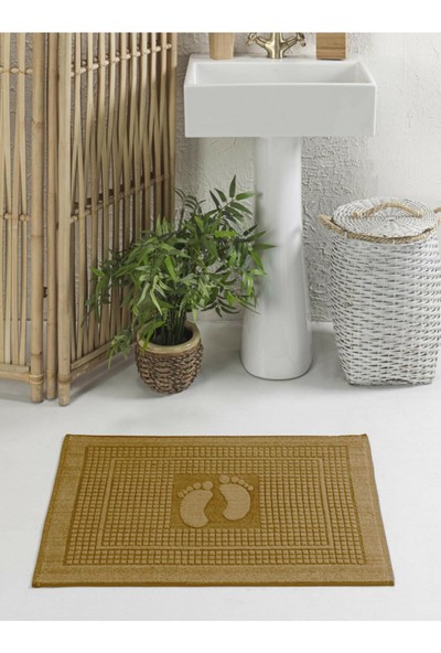 Regule Ayak Havlusu 50 x 70 cm cm Ayak Çizgili Banyo Paspası