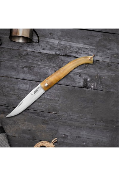 Lazbisa El Yapımı Kamp Bıçak Bıçağı Kemik Sap Çakı Outdoor Kılıf Hediyeli ( 21 cm ) Lazbisa El Yapımı Kamp Bıçak Bıçağı Kemik Sap Çakı Outdoor Kılıf Hediyeli ( 21 cm )