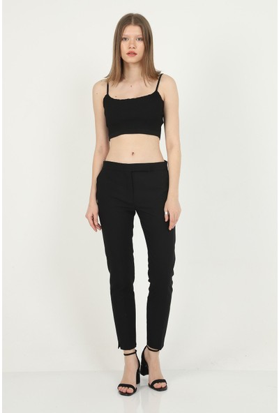 Mangosteen Siyah Likralı Pantolon