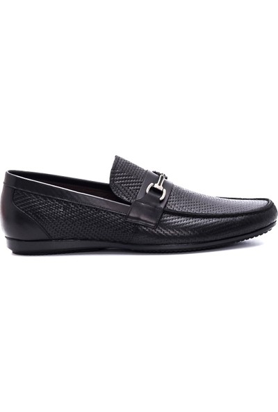 Derimod Erkek Deri Baskılı Loafer