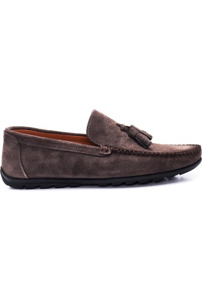 Derimod Erkek Deri Süet Loafer