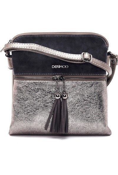 Derimod Kadın Parlak Çapraz Çanta
