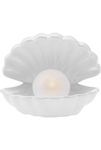 Karaca Home Shell LED Işıklı Dekoratif Obje 16X14 cm Karaca Home Shell LED Işıklı Dekoratif Obje 16X14 cm