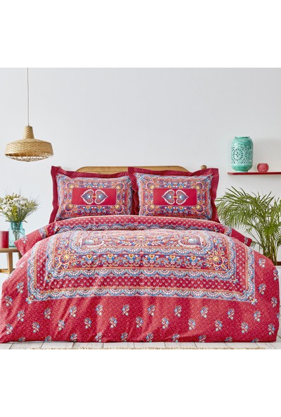 Karaca Home Mihver %100 Pamuk Çift Kişilik Nevresim Yastık Seti