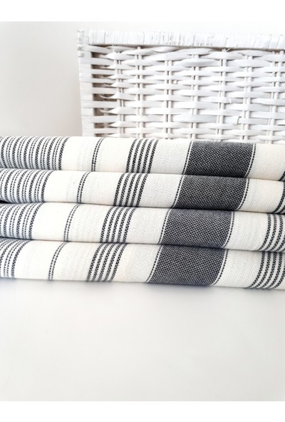 Bypicco Antrasit Çizgili Peştemal