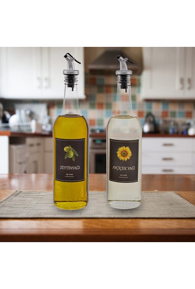 Eby Home Malfoy 750 ml 2'li Cam Yağdanlık Seti Eby Home Malfoy 750 ml 2'li Cam Yağdanlık Seti