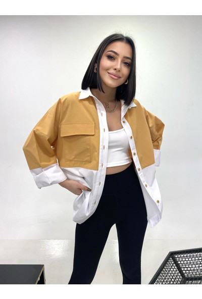 Arkası Baskılı Gömlek