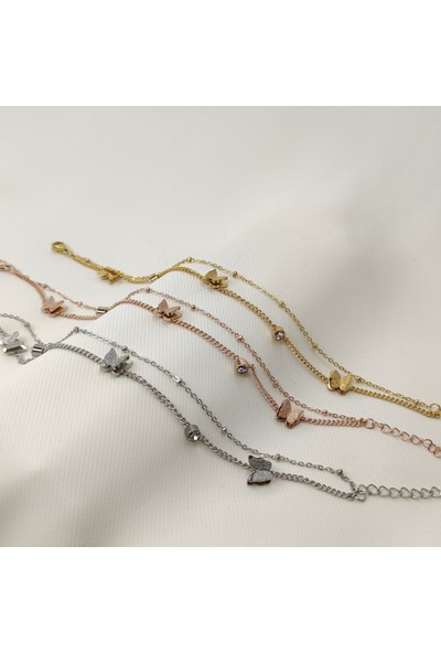 Dilerce Tasarım Kelebek Bileklik