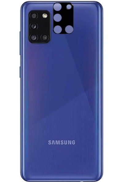 Samsung Galaxy A31 Tam Kaplayan 3D Seramik Kamera Lens Koruyucu
