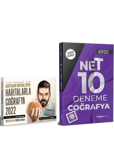 Benim Hocam KPSS Coğrafya Haritalarla Konu + İndeks 10 Deneme 2'li Set 2022 Güncel Benim Hocam KPSS Coğrafya Haritalarla Konu + İndeks 10 Deneme 2'li Set 2022 Güncel