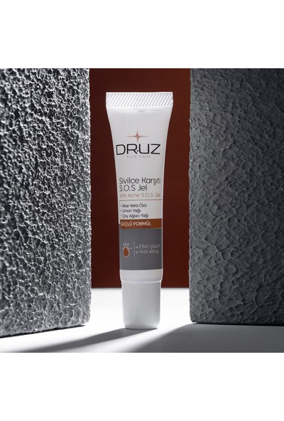 Dr.uz Akne ve Sivilce Lokal Kurutucu S.o.s. Jel Krem 15 ml Dr.uz Akne ve Sivilce Lokal Kurutucu S.o.s. Jel Krem 15 ml