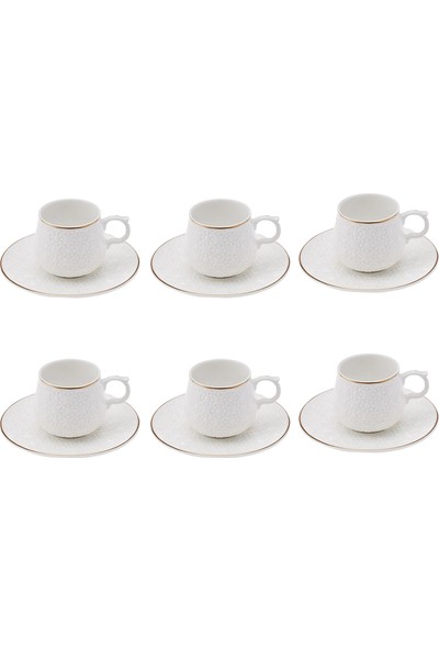 Karaca Damla 6 Kişilik Kahve Fincan Takımı 90 ml