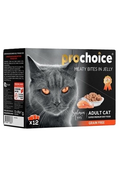 Pro Choice Somon ve Cigerli Family Pack Yetişkin Kedi Konservesi 12X85 gr Pro Choice Somon ve Cigerli Family Pack Yetişkin Kedi Konservesi 12X85 gr