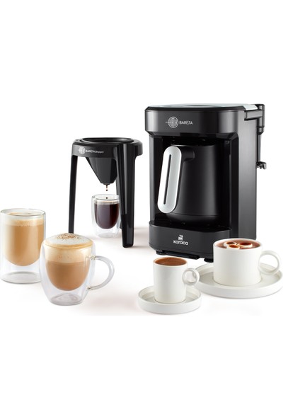 Karaca Hatır Barista Cappuccino ve Türk Kahve Makinesi Pearl White