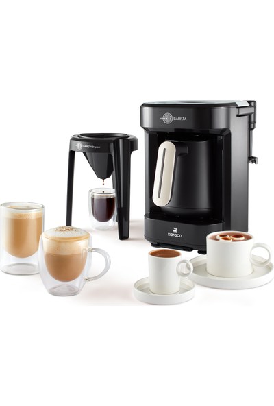 Karaca Hatır Barista Cappuccino ve Türk Kahve Makinesi Krem