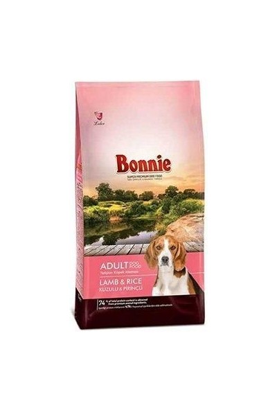 Bonnie Kuzulu ve Pirinçli Yetişkin Köpek Maması 15 kg Bonnie Kuzulu ve Pirinçli Yetişkin Köpek Maması 15 kg