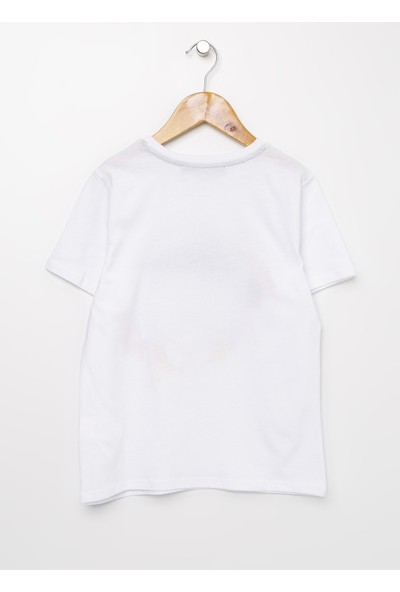 Funky Rocks T-Shirt, 6 Yaş, Beyaz