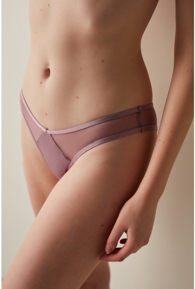 Lila Iris V Shape Brazilian Külot