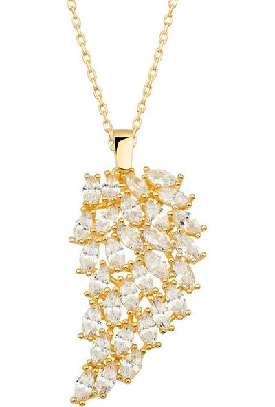 Silver gümüş Melek Kanadı Bayan Kolye Silver gümüş Melek Kanadı Bayan Kolye