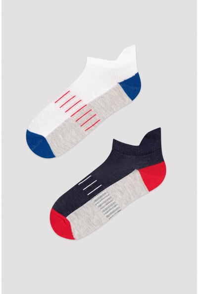 Penti Mix Blue Basic 2li Patik Çorap