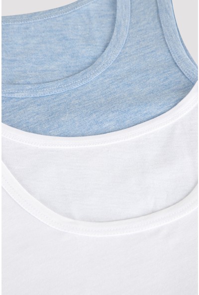 Penti Erkek Çocuk Blue Basic 2li Atlet Penti Erkek Çocuk Blue Basic 2li Atlet