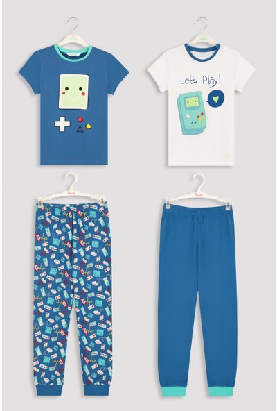 Penti Mix Gameboy 4lü Pijama Takımı