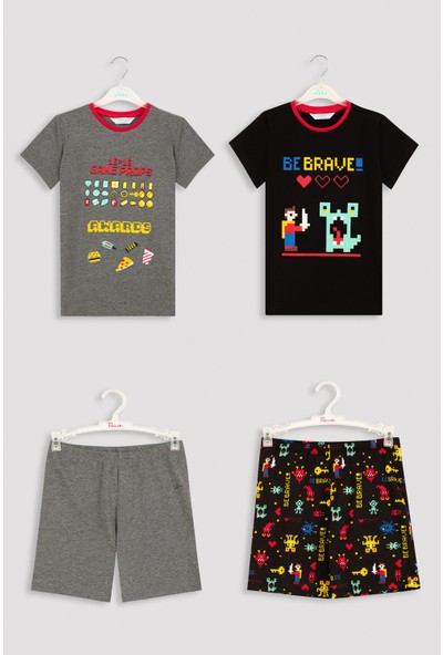 Penti Erkek Çocuk Brave 4lü Pijama Takımı Penti Erkek Çocuk Brave 4lü Pijama Takımı