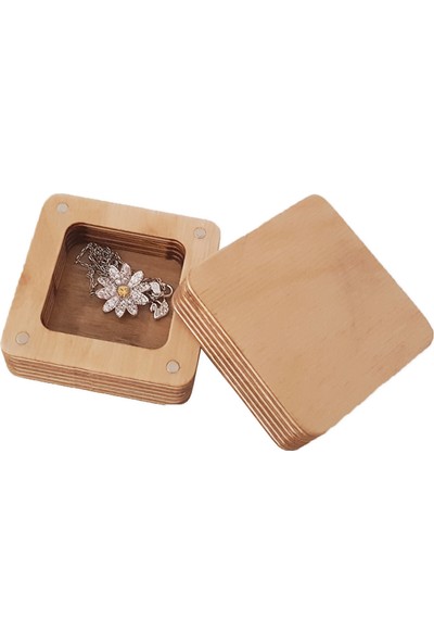 Md Wood Yüzük Kutusu Hediyelik Doğal Ahşap Md Wood Yüzük Kutusu Hediyelik Doğal Ahşap