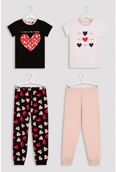 Penti Mix Amore 4lü Pijama Takımı Penti Mix Amore 4lü Pijama Takımı