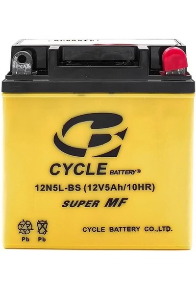 Cycle Yamaha Ybr Akü Cycle 12N5L-BS 000625 Cycle Yamaha Ybr Akü Cycle 12N5L-BS 000625