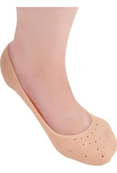 Epazzar 2 Çift Silikon Patik Çorap Ayak Topuk Çatlak Giderici Ayak Bakım Çorabı 2 Çift