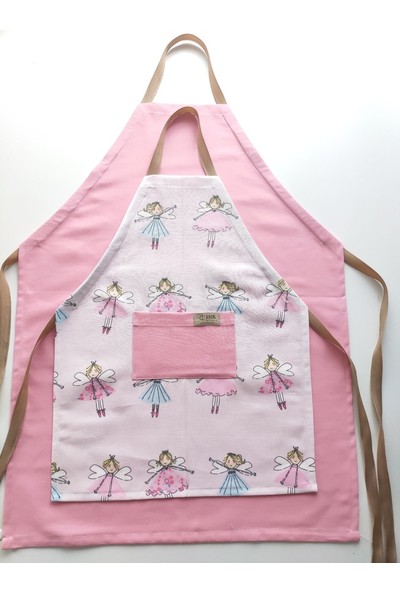Işık Tasarım Anne-Kız Pembe Periler Mutfak Önlüğü Işık Tasarım Anne-Kız Pembe Periler Mutfak Önlüğü
