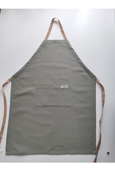 Işık Tasarım Yetişkin Gri Mutfak Önlüğü
