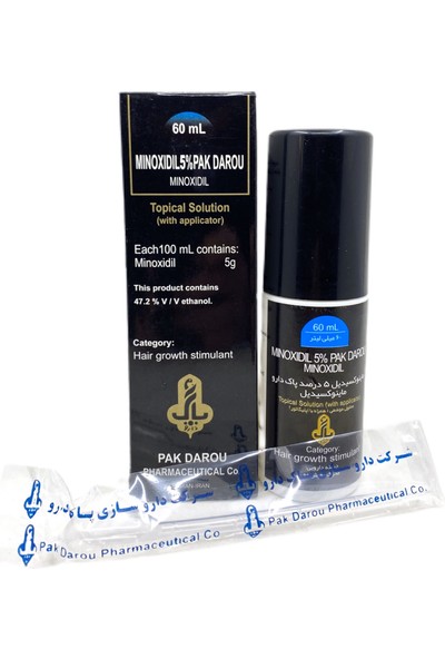 Pak Darou Minoxıdıl %5 Pak Darou 60 ml (Orjinal Arapça Damgalı)