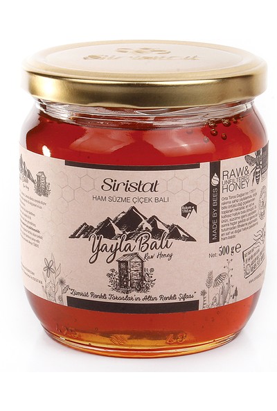 Siristat Ham Süzme Yayla Çiçek Balı 500 gr Siristat Ham Süzme Yayla Çiçek Balı 500 gr