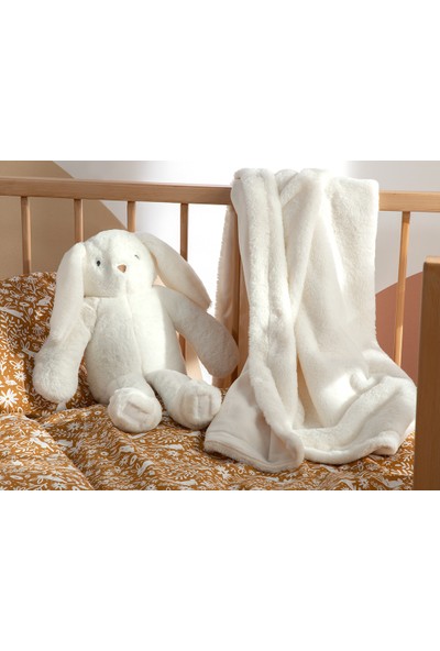 English Home Lovely Bunny Polyester Dekoratif Yastık 110 x 70 cm Ekru English Home Lovely Bunny Polyester Dekoratif Yastık 110 x 70 cm Ekru