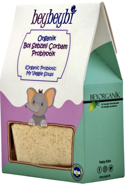 Beybeybi Organik Bol Sebzeli Çorbam (Probiyotik) 160GR (Kutu)