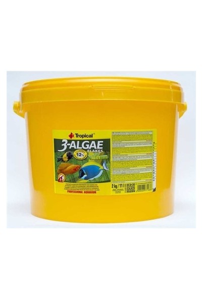 Tropical 3-Algae Flake Aleoveralı Pul Yem 50 Gr. Tropical 3-Algae Flake Aleoveralı Pul Yem 50 Gr.