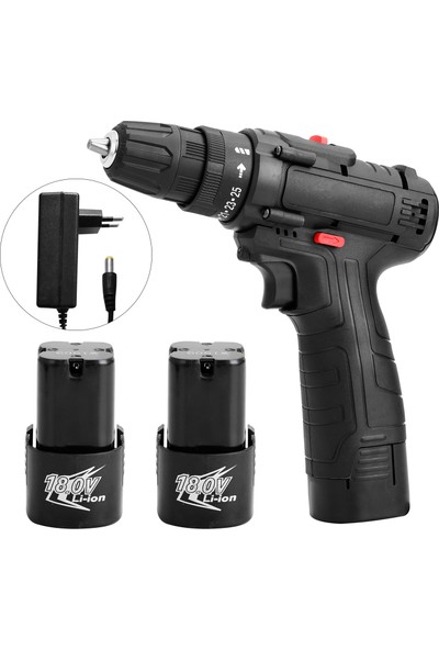 Shopfocus 18 V Çok Fonksiyonlu Elektrikli Darbe Akülü Matkap (Yurt Dışından)