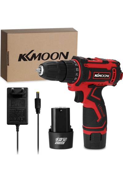 KKmoon 12 Voltaj Çok Fonksiyonlu Elektrikli Akülü Matkap Yüksek (Yurt Dışından)