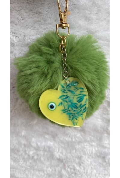 Epoksi Dünyası Kalp Epoksi Anahtarlık