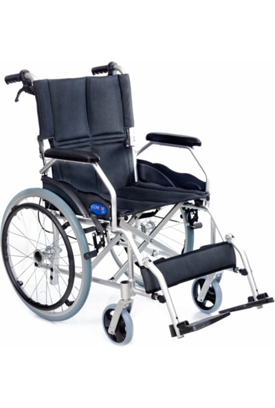Comfort Plus KY863LAJ-A20 Alüminyum Özellikli Tekerlekli Sandalye Füme