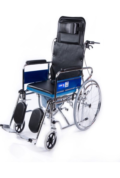 Comfort Plus KY609GC Sırtı Yatar Ayak Kalkar Tuvalet Özellikli Tekerlekli Sandalye Comfort Plus KY609GC Sırtı Yatar Ayak Kalkar Tuvalet Özellikli Tekerlekli Sandalye