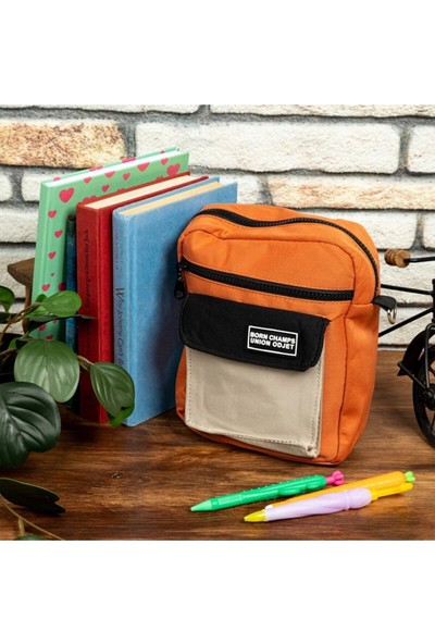 And Gift Andgift Muyoso Bag Fermuarli Cepli Çanta Kiremit Rengi And Gift Andgift Muyoso Bag Fermuarli Cepli Çanta Kiremit Rengi