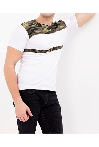 WallWear Kamuflaj Desen T-Shirt