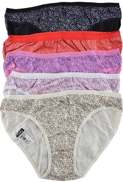 Tutku 0532 Betül 6'lı Paket Desenli Elastan Bayan Bikini Külot Tutku 0532 Betül 6'lı Paket Desenli Elastan Bayan Bikini Külot